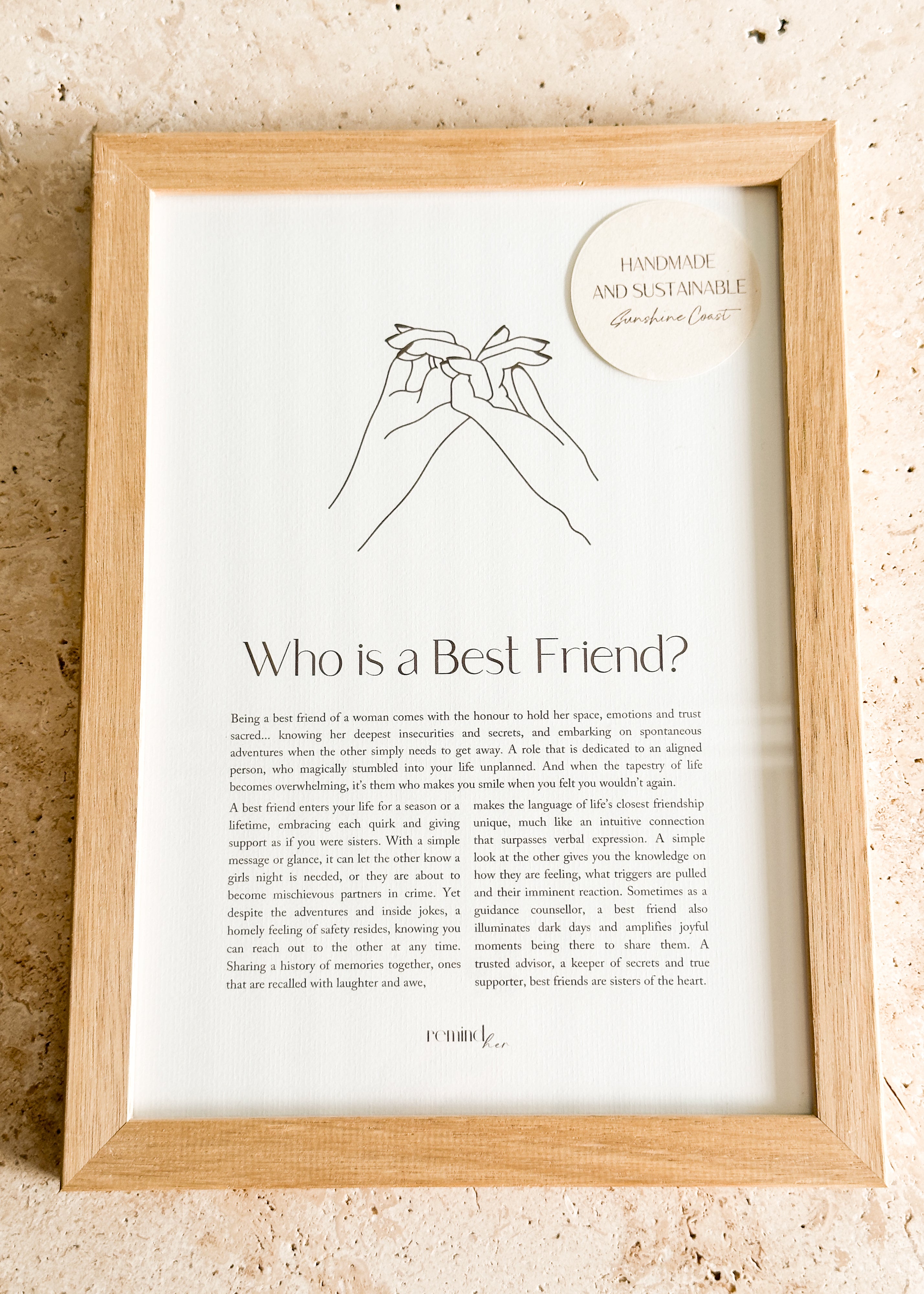 Who is a Best Friend? Print – Remind Her